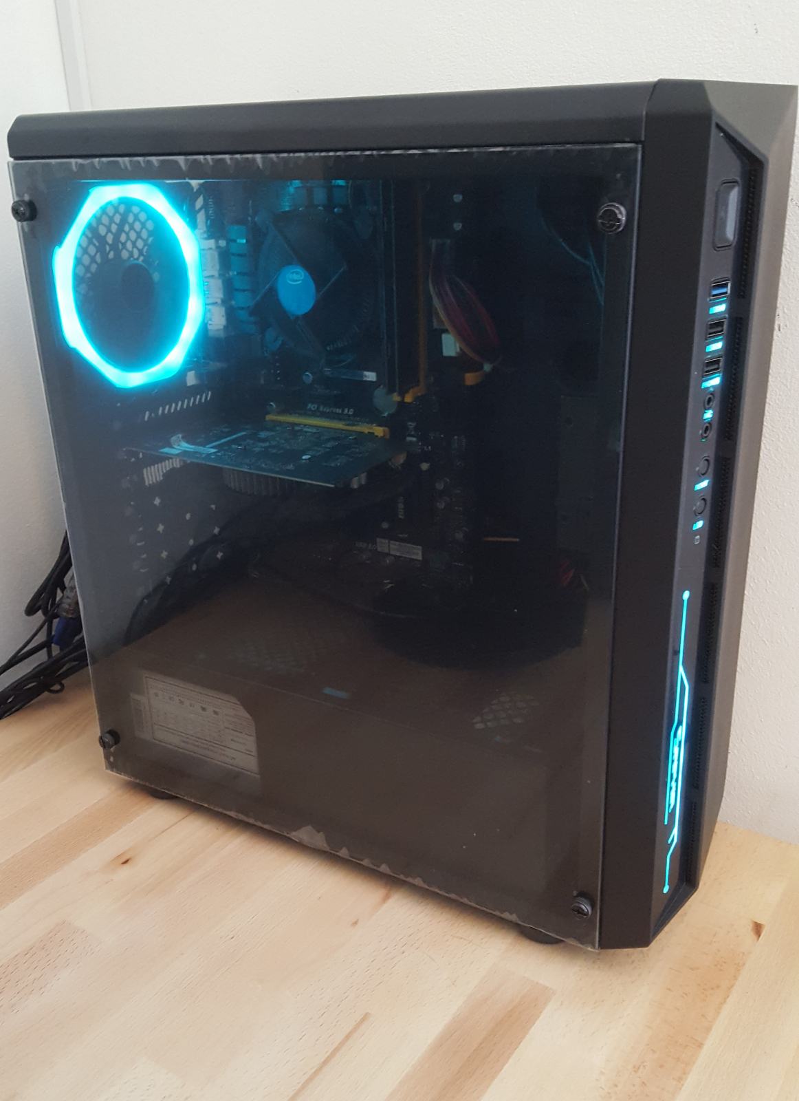 Gaming PC RGB Intel PENTIUM KABY LAKE, 12GB DDR4, GTX 1050Ti SSD+ HDD