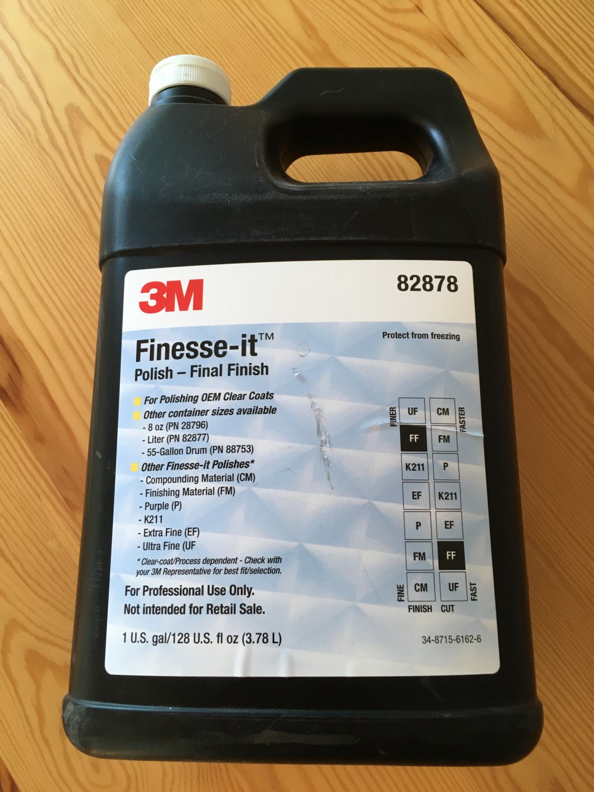 3M Finesse-it Polish - Final Finish, 82878, siv