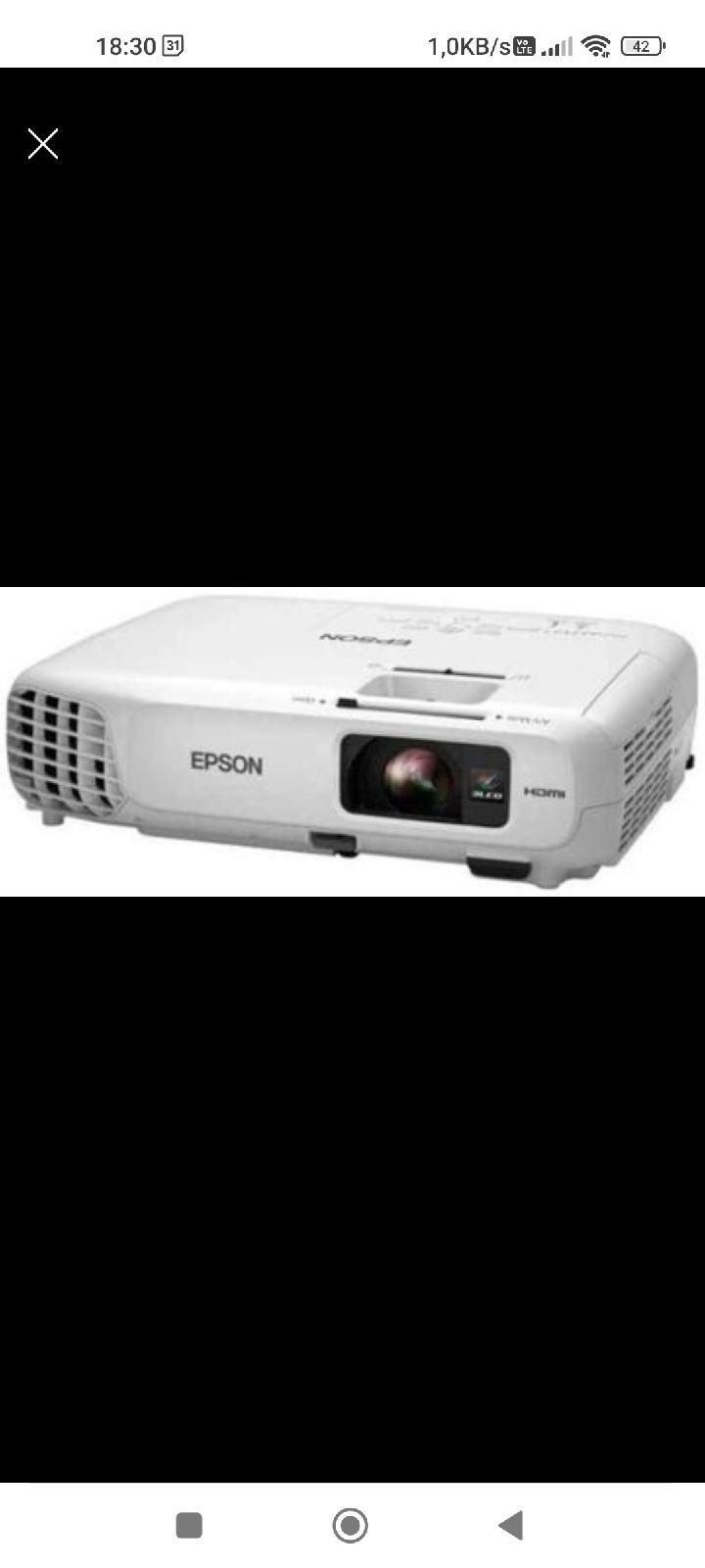 PROJEKTOR EPSON EB-X18