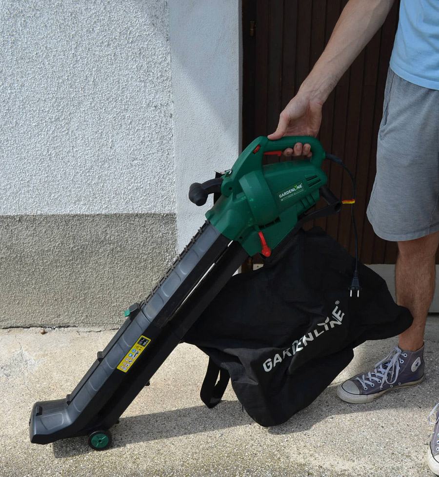 Električni sesalnik / puhalnik listja Gardenline