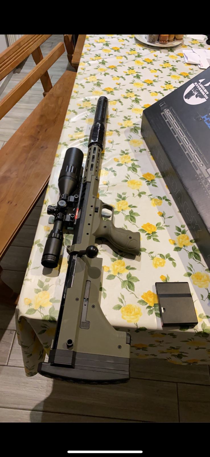 Airsoft replika SRS silverback