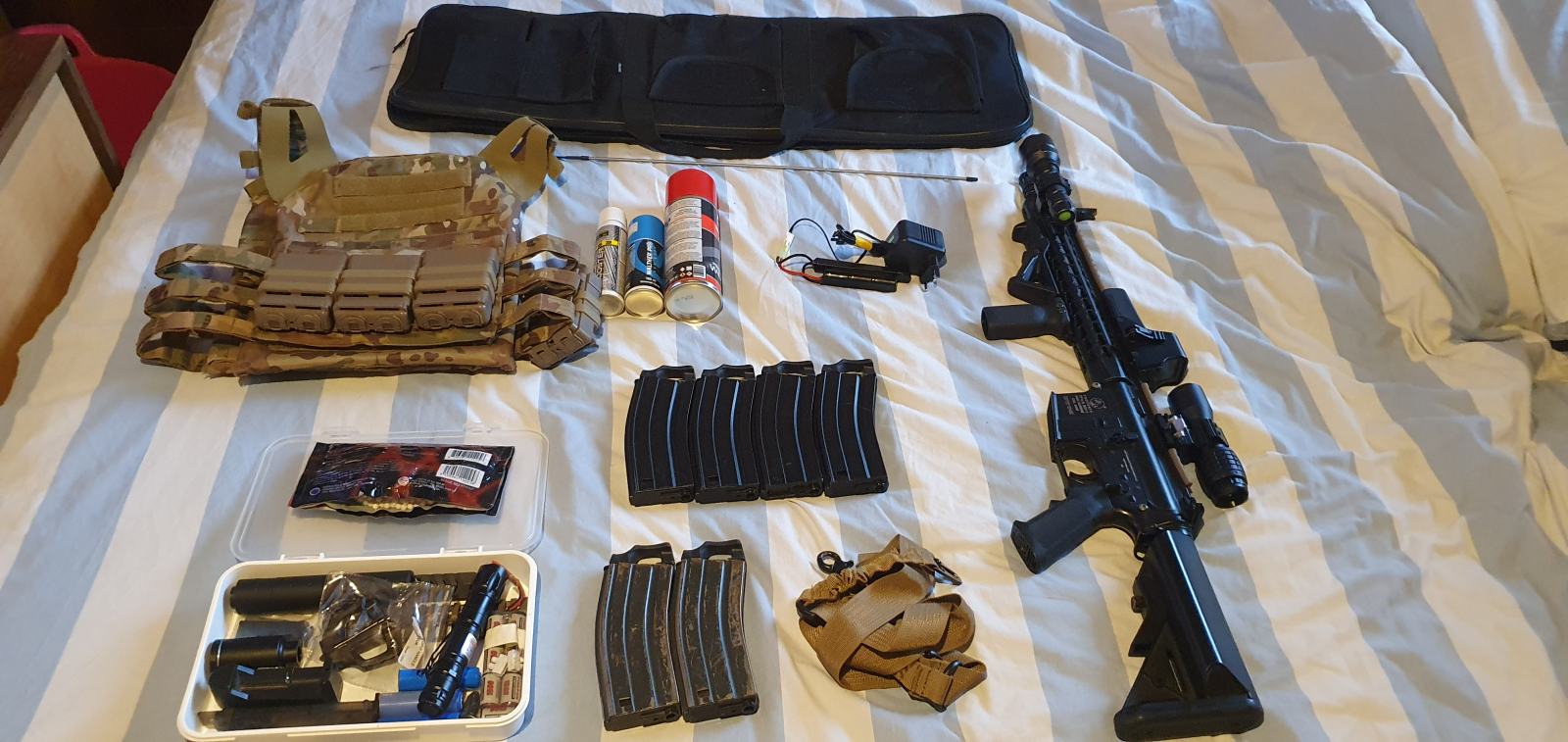 Komplet airsoft oprema