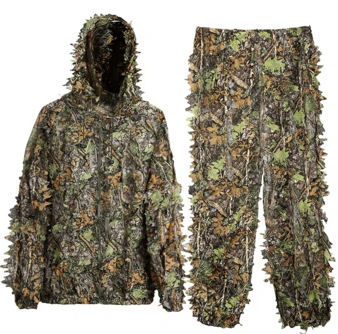 Airsoft Ghillie Suit 3D Leafy Camo