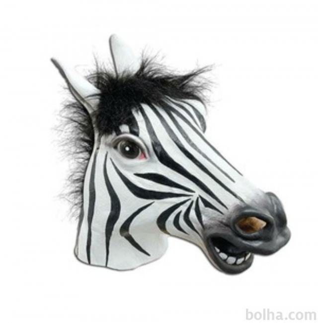 Maska Zebra - Pustne maske 2021