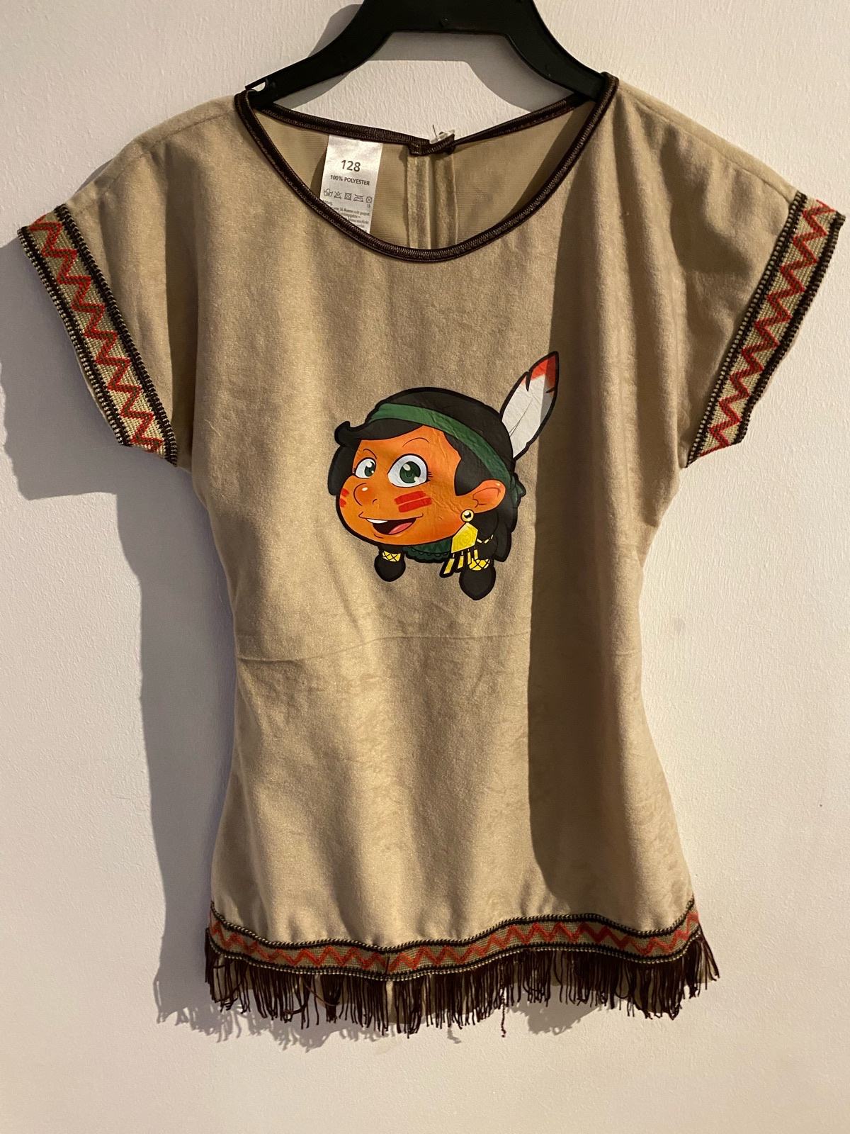 Kostum za deklico - Indijanka (128)