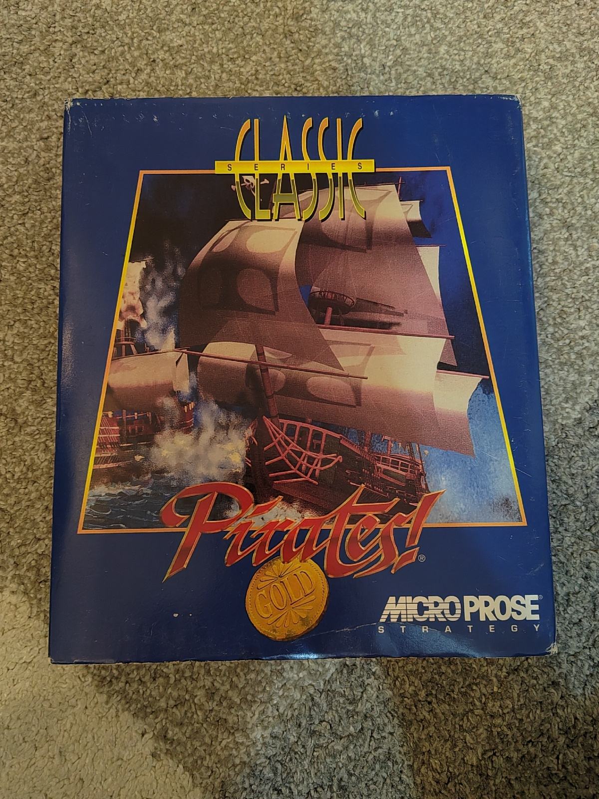 Vintage igra Pc Big Box Dos Pirates! Gold Classic Series