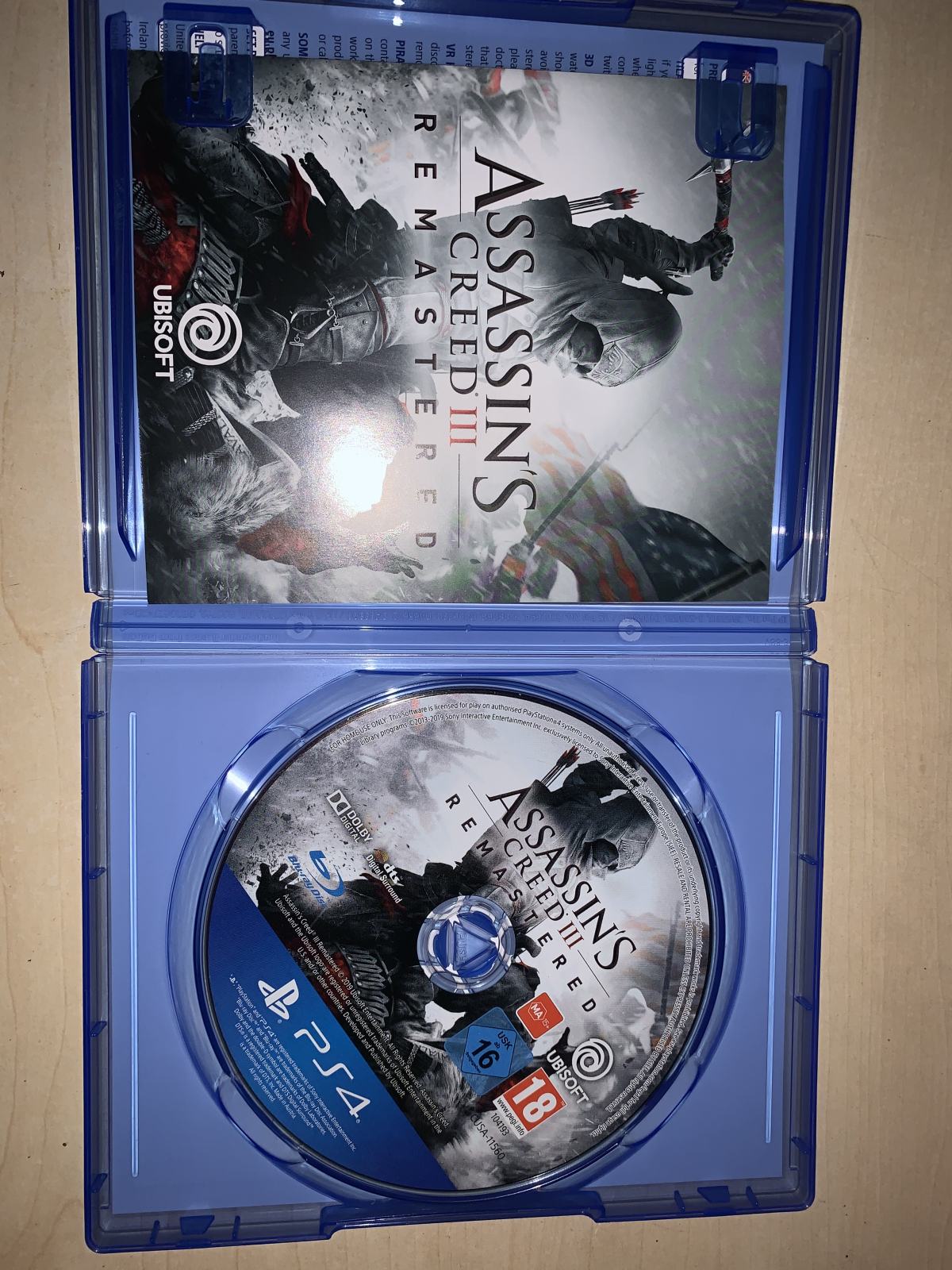 Assassin’s creed 3 REMASTERED PS4