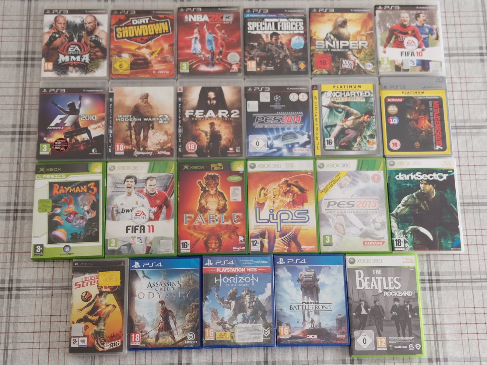 PLAYSTATION VIDEO IGRICE,PSP,PS2,PS3,PS4 IN XBOX IGRICE
