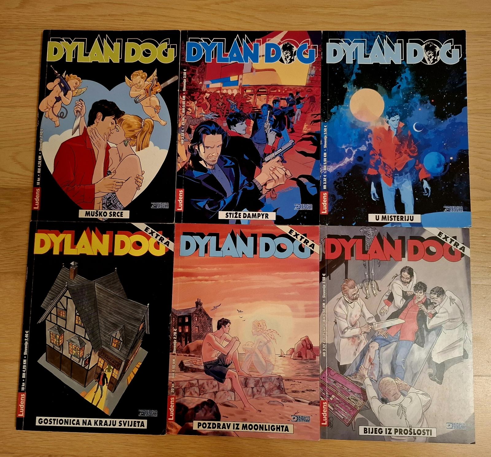 Dylan Dog stripi (6x), kot novi.