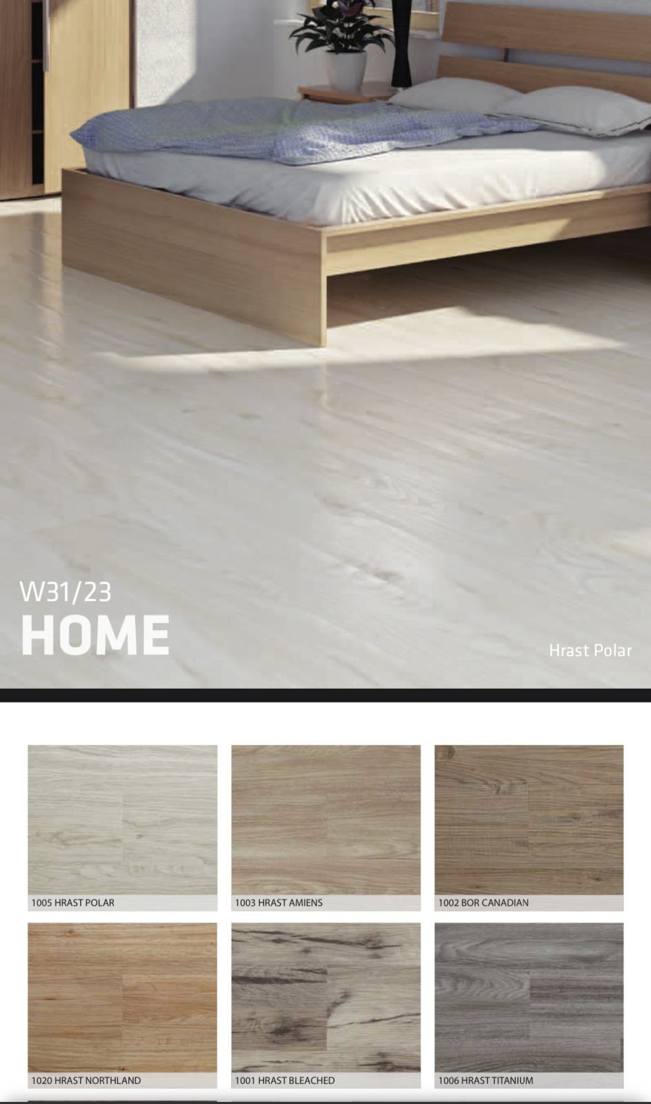 26,5 m2 / vinil WINFLEX HOME - POLAR OAK 1005 (polarni hrast) + LEPILO