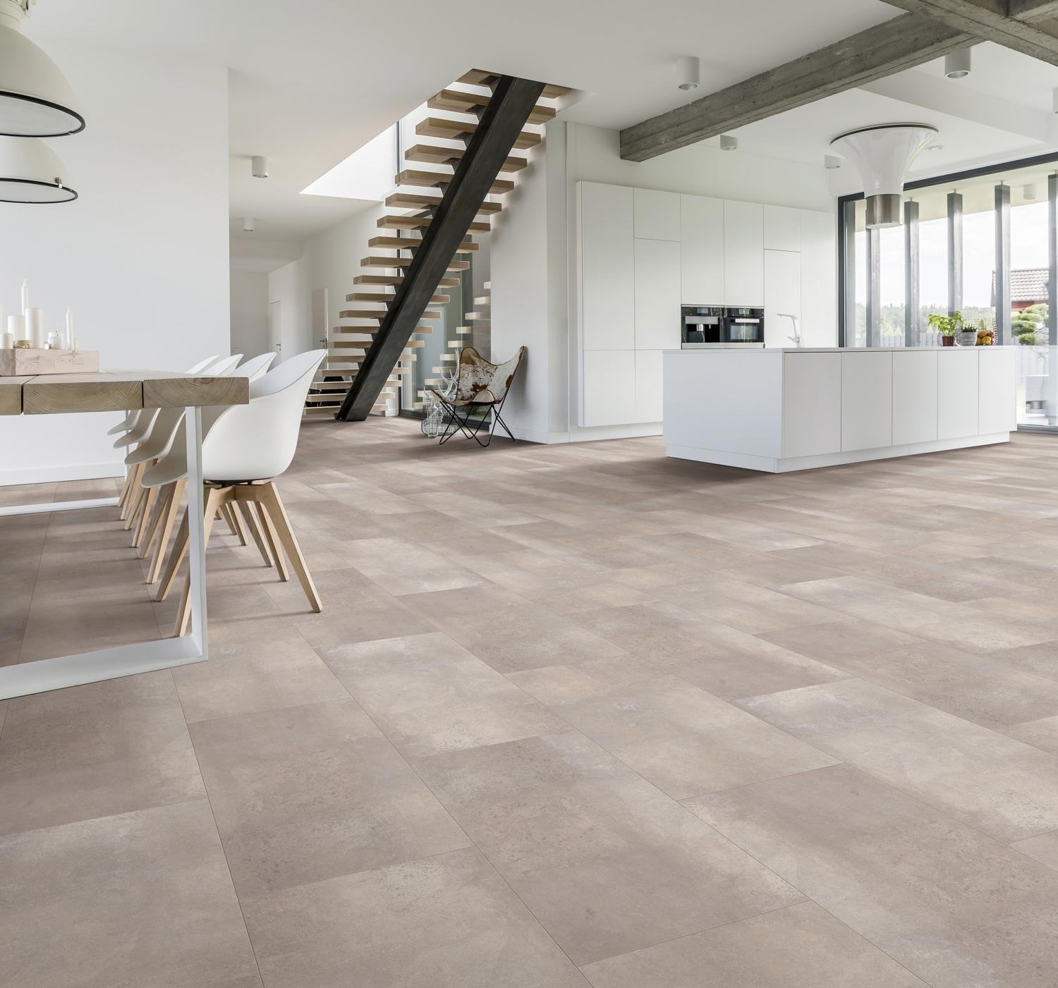 Vinilna tla na klik ploščice Burgos