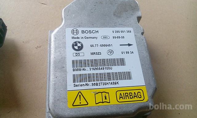 Bmw serija 3 E46 airbag računalnik airbag modul blazin