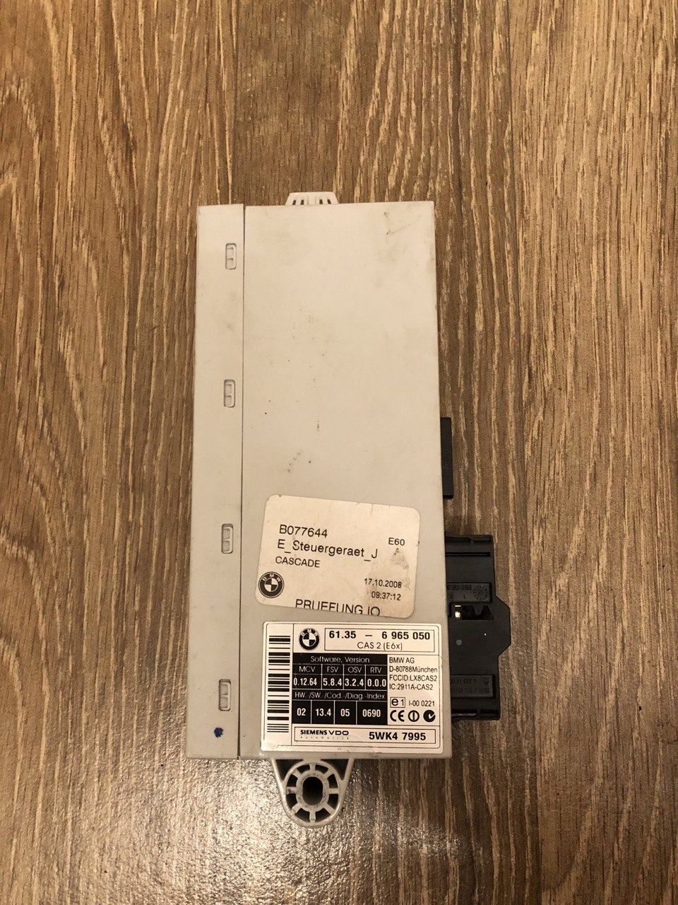 CAS 2 serija 5 6 e60 e61 e63 bmw modul 6965050 računalnik CAS2