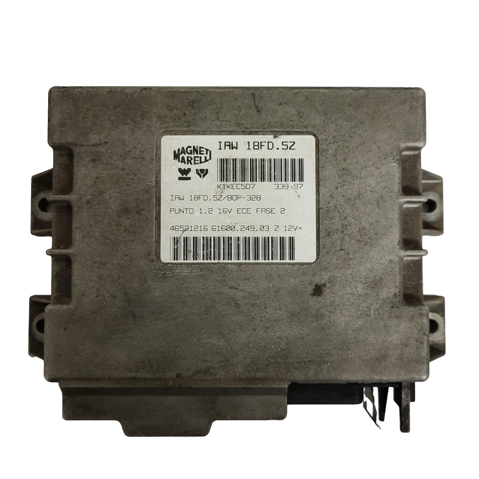 FIAT PUNTO 1.2 16V ECU / IAW 18FD.5Z / 46531216 / 61600.249.03 / MAGNE