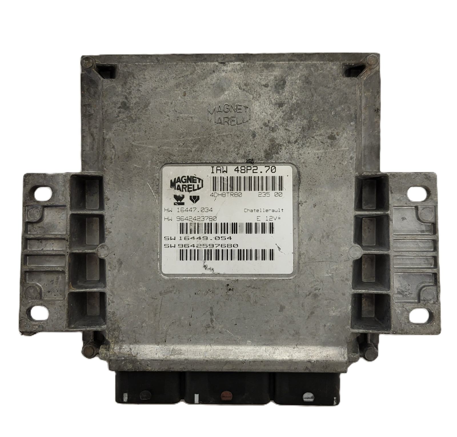 PEUGEOT 206 ECU / IAW 48P2.70 / 9642597680 / 9642423780 / MAGNETI MARE
