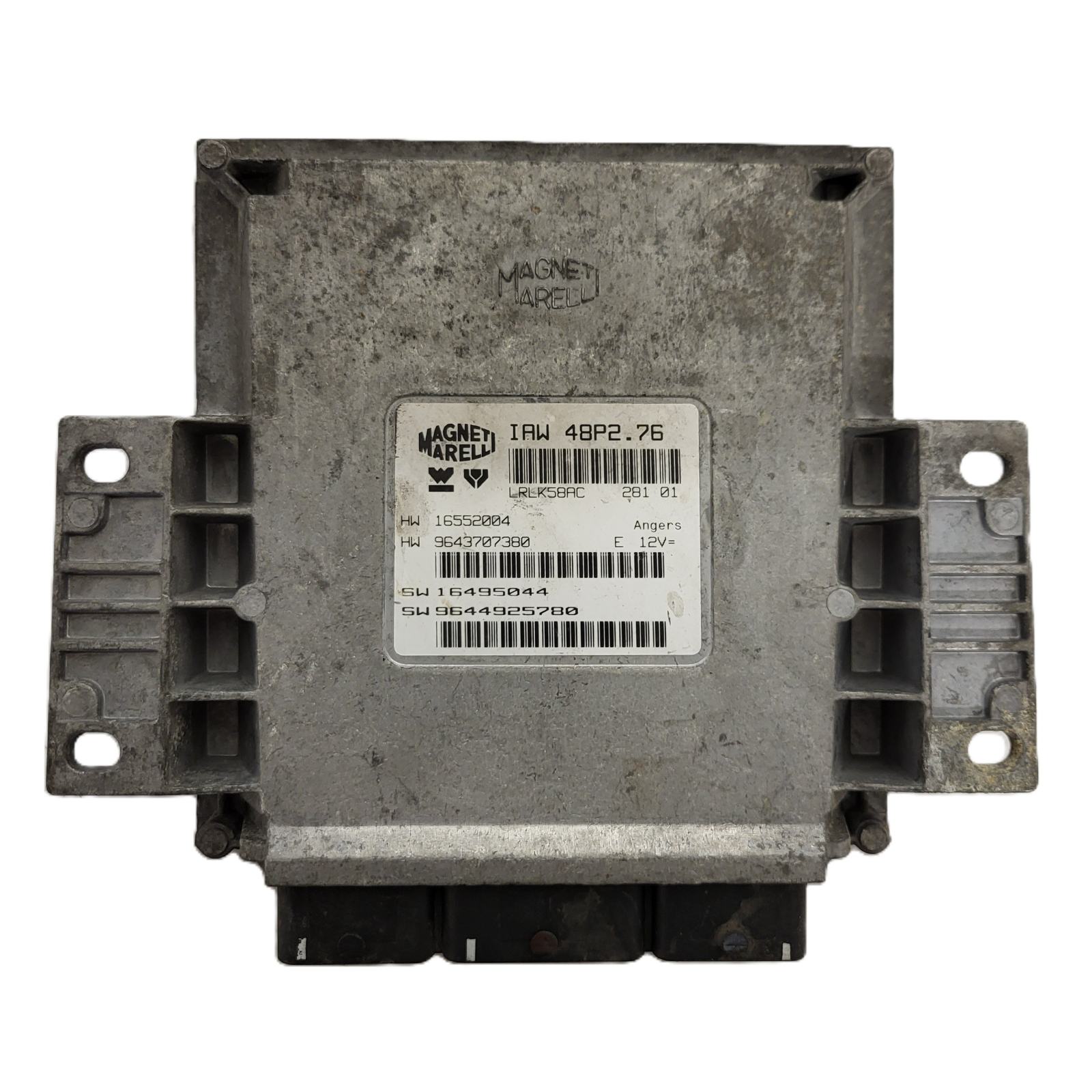 PEUGEOT 206 ECU / IAW 48P2.76 / 9643707380 / 9644925780 / MAGNETI MARE