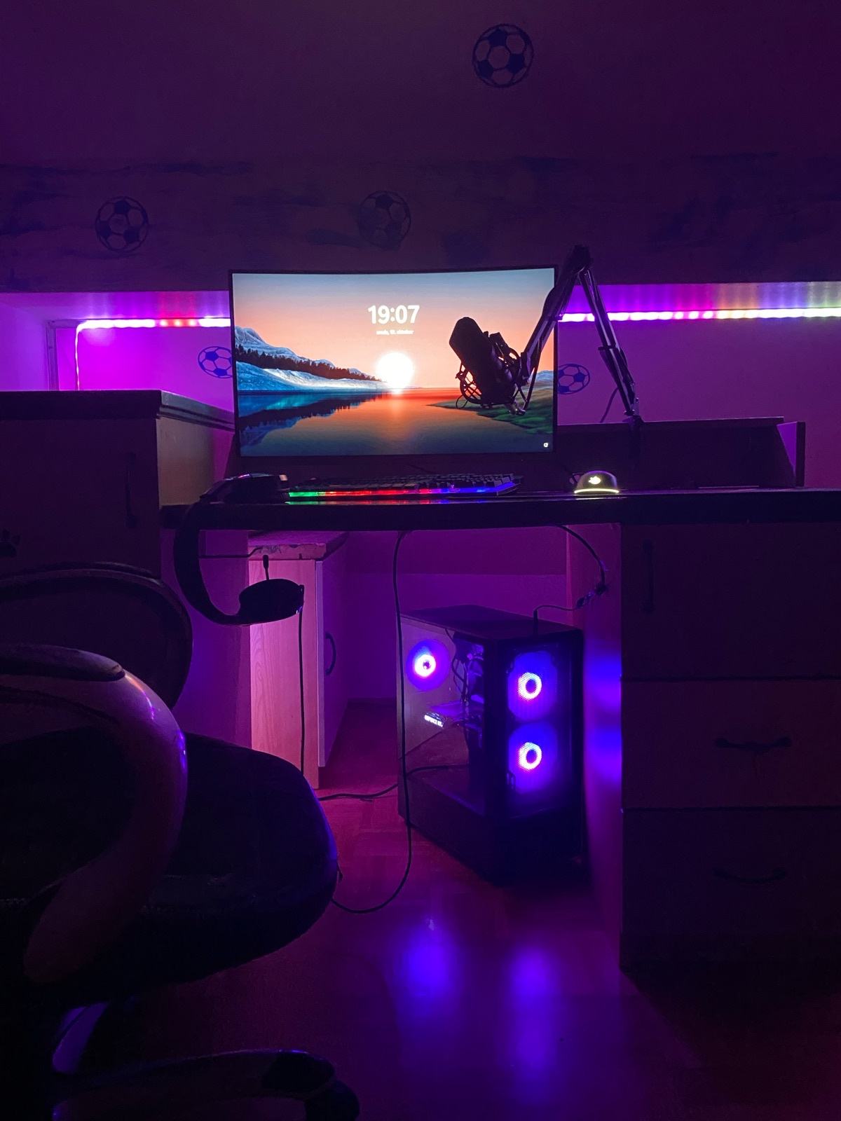 Gaming pc + Setup