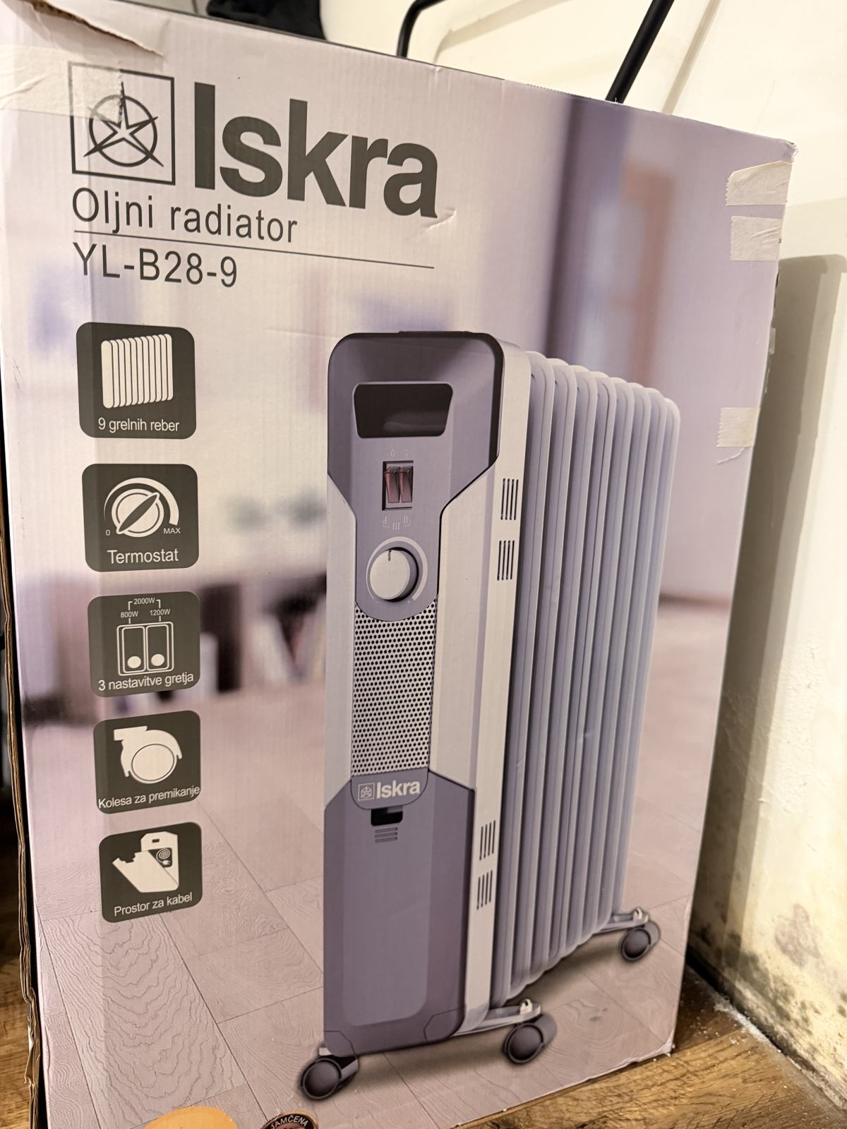 Iskra oljni radiator Iskra 2000W
