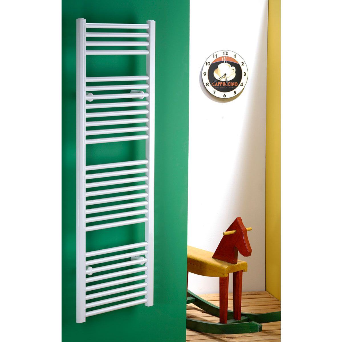 Stoječi kopalniški radiator BIAL ALTA 55x1374 BEL
