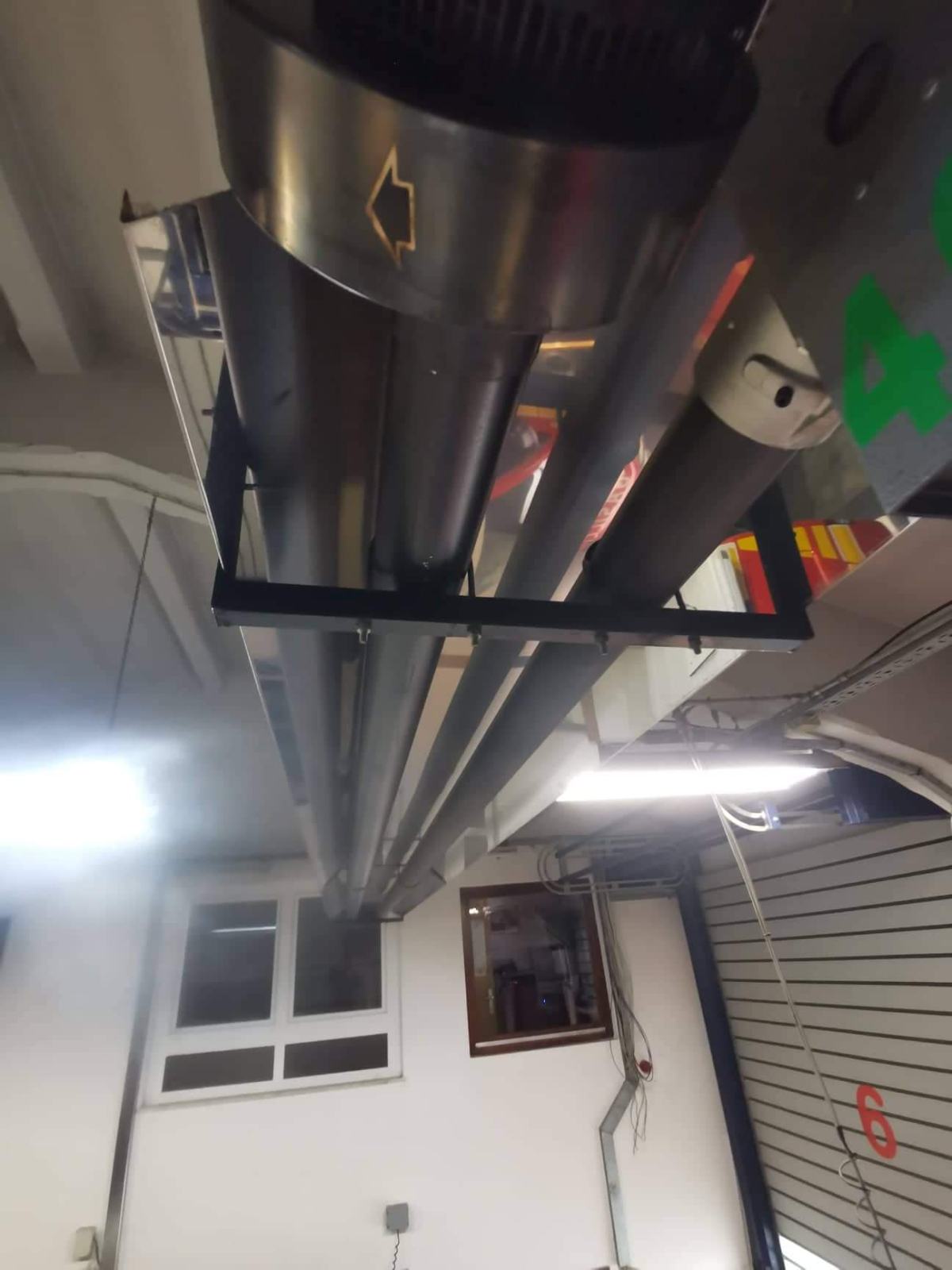 Stropna plinska sevala