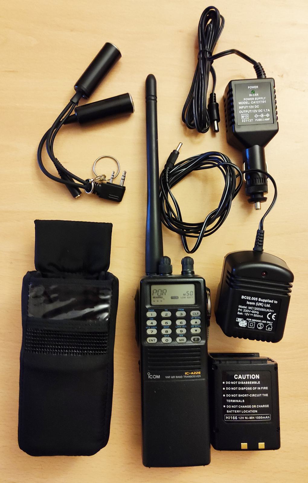 Letalska postaja ICOM IC-A22E VHF NAV/COM