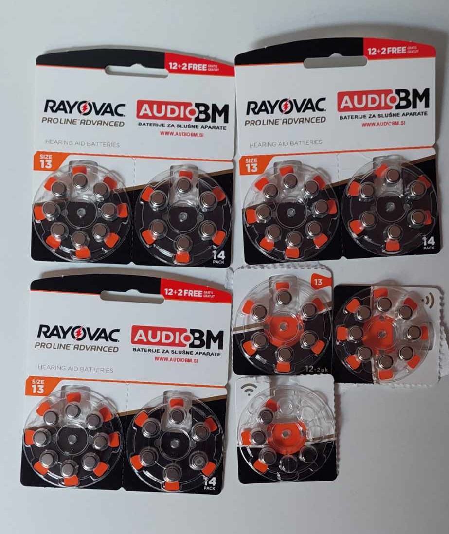 Baterije za slušne aparate Rayovac Proline Advanced Size 13