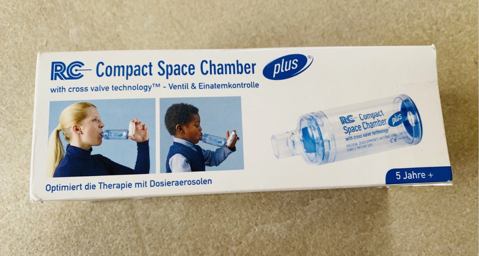 Inhalator ANGELA VARUHA - distančnik RC-Chamber® za inhaliranje - NOVO