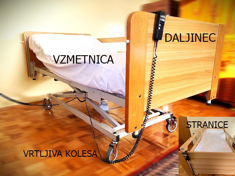 ELEKTRIČNA BOLNIŠKA POSTELJA