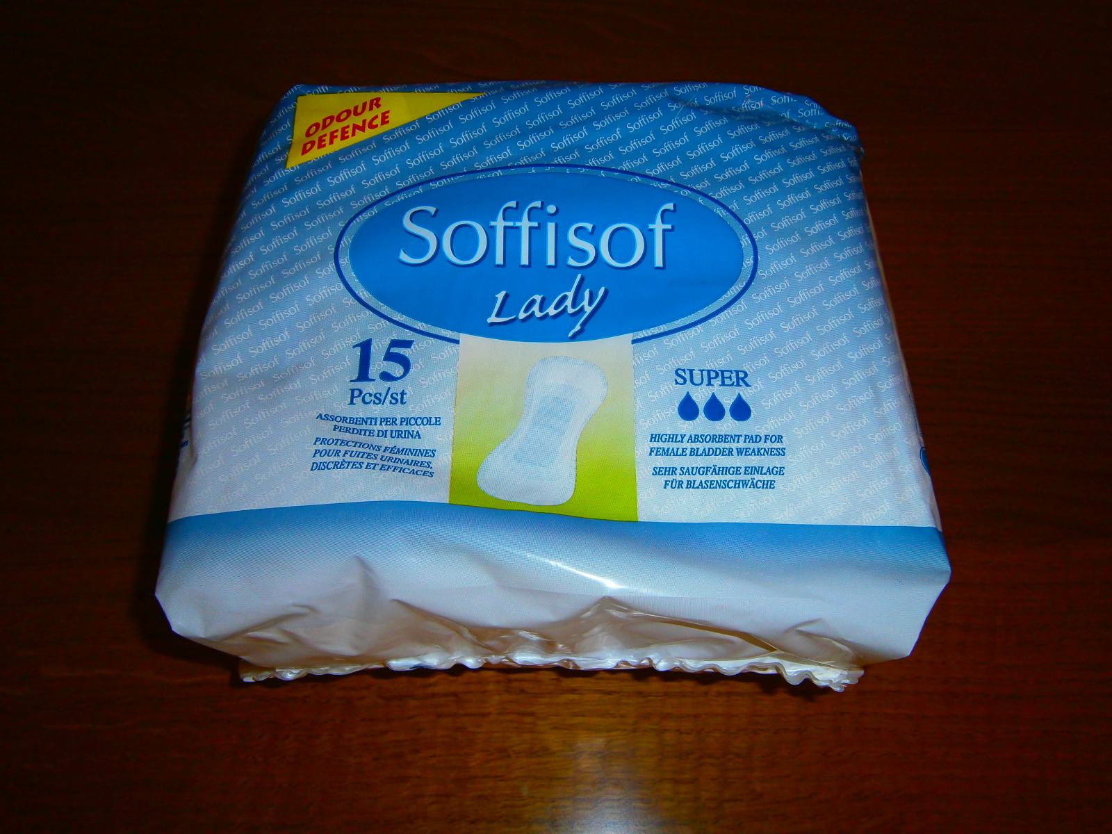 Higienski vložki za inkontinenco Soffisof Lady