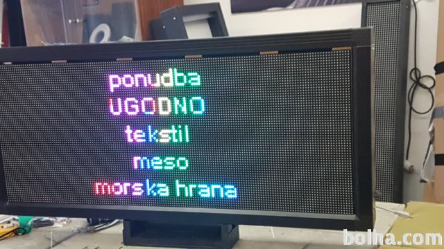 LED prikazovalnik led display reklamni napis reklamna tabla