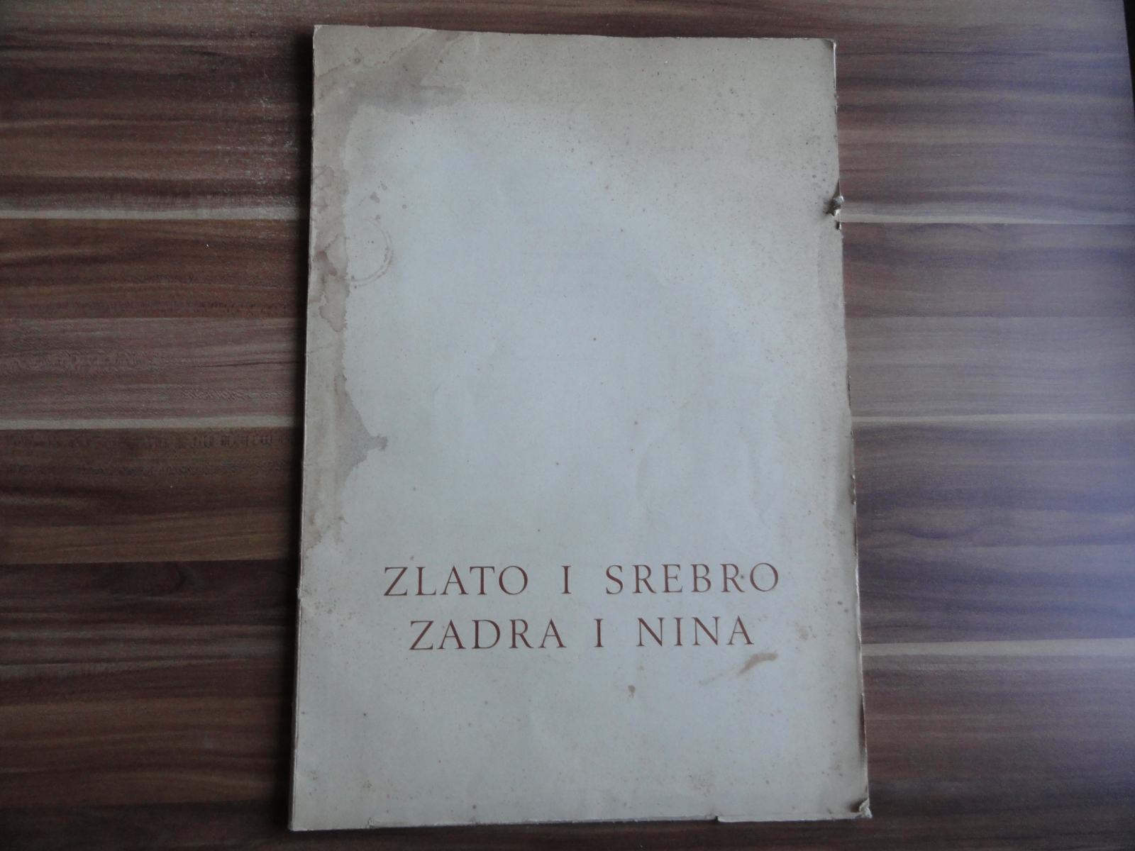 ZLATO I SREBRO ZADRA I NINA, REPRODUKCIJE, MAPA