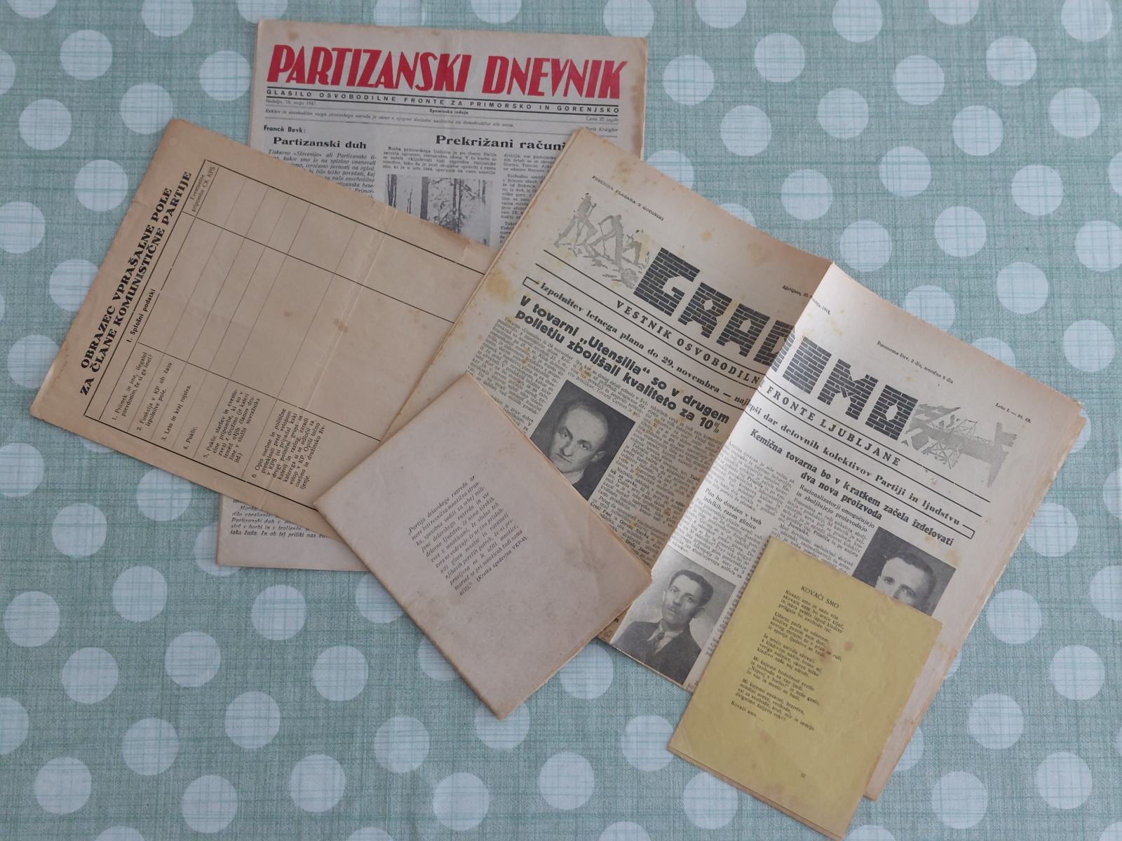 STAR ČASOPIS,PARTIZANSKI DNEVNIK,1945,1947,3 GLASILA NOB,WW2,PARTIZANI