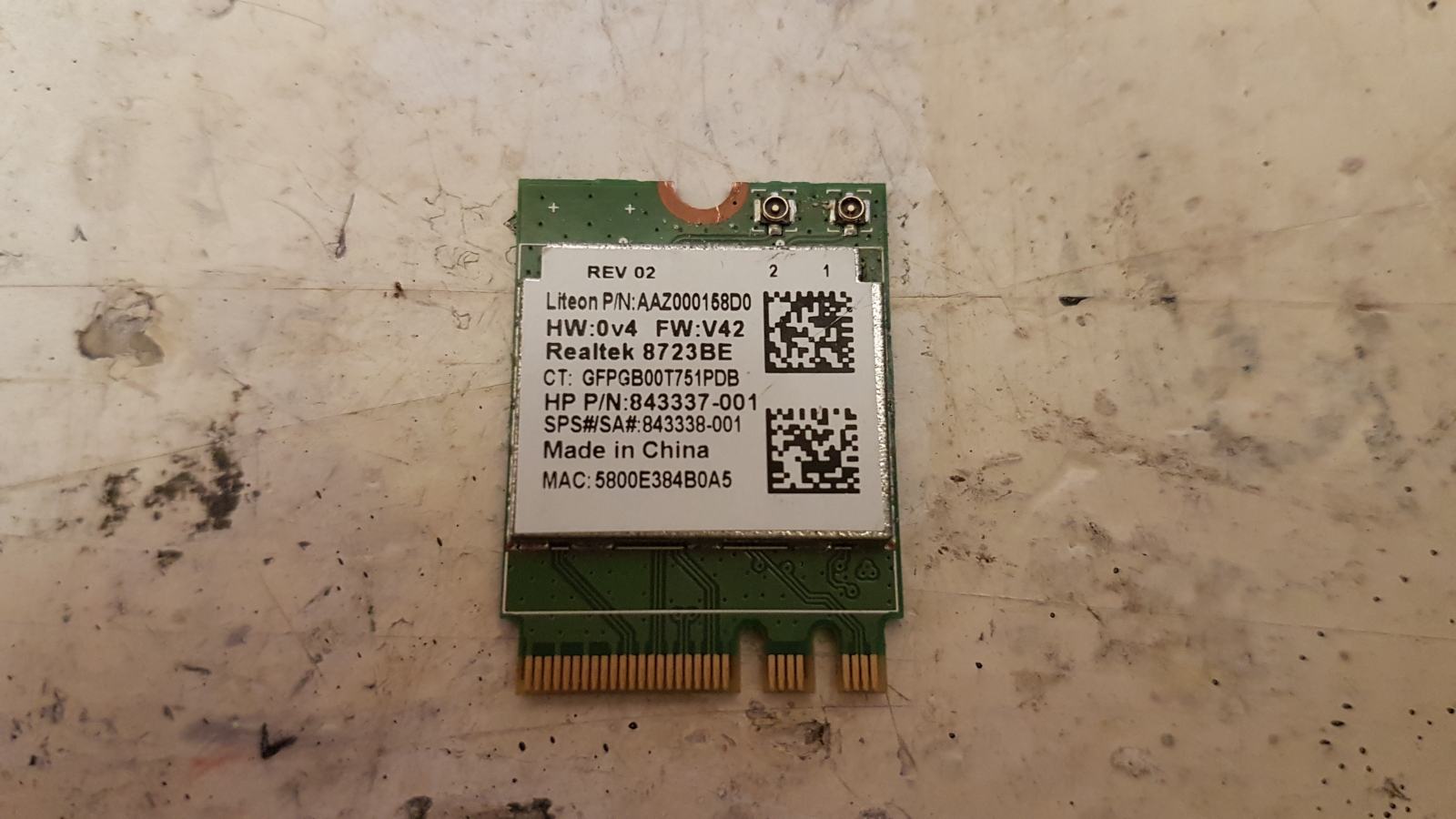 realtek 8723BE mrežna wifi kartica