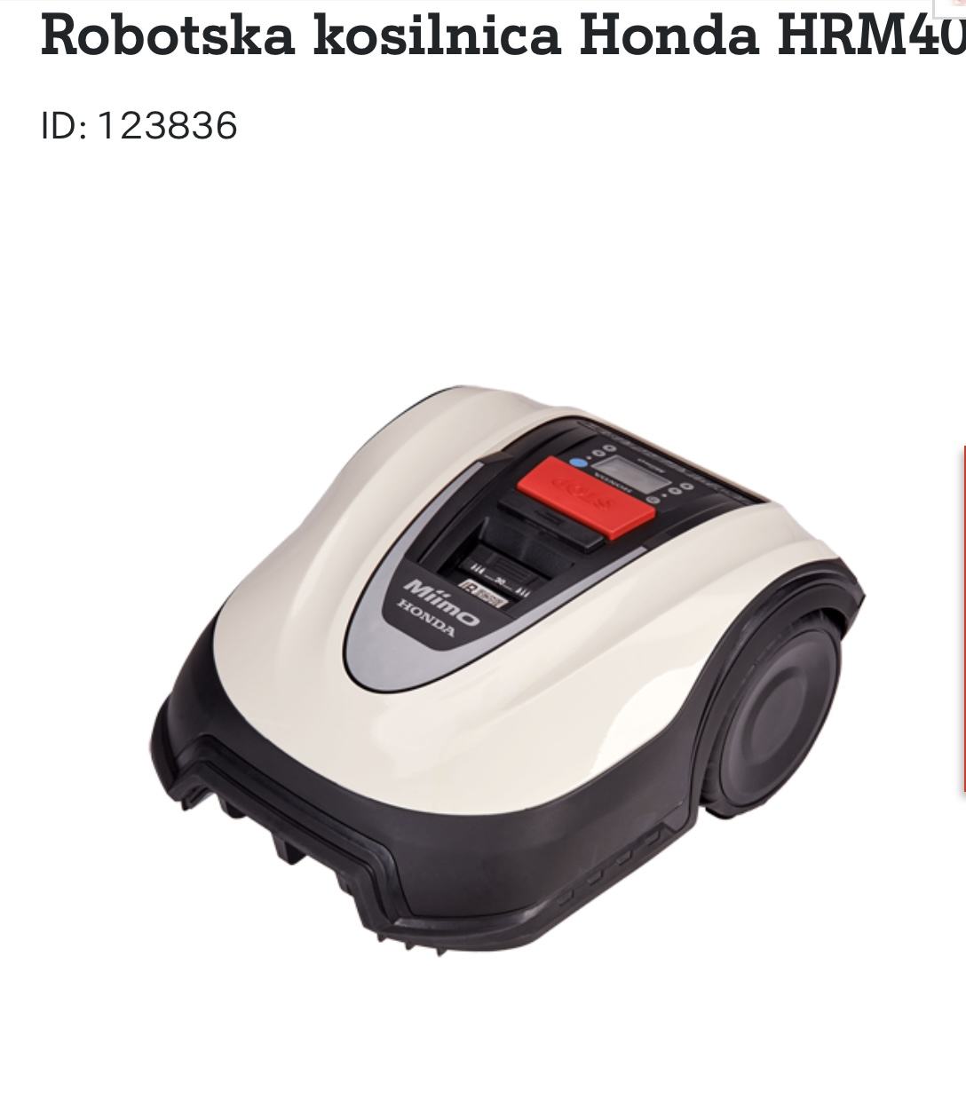 Robotska kosilnica Honda HRM40