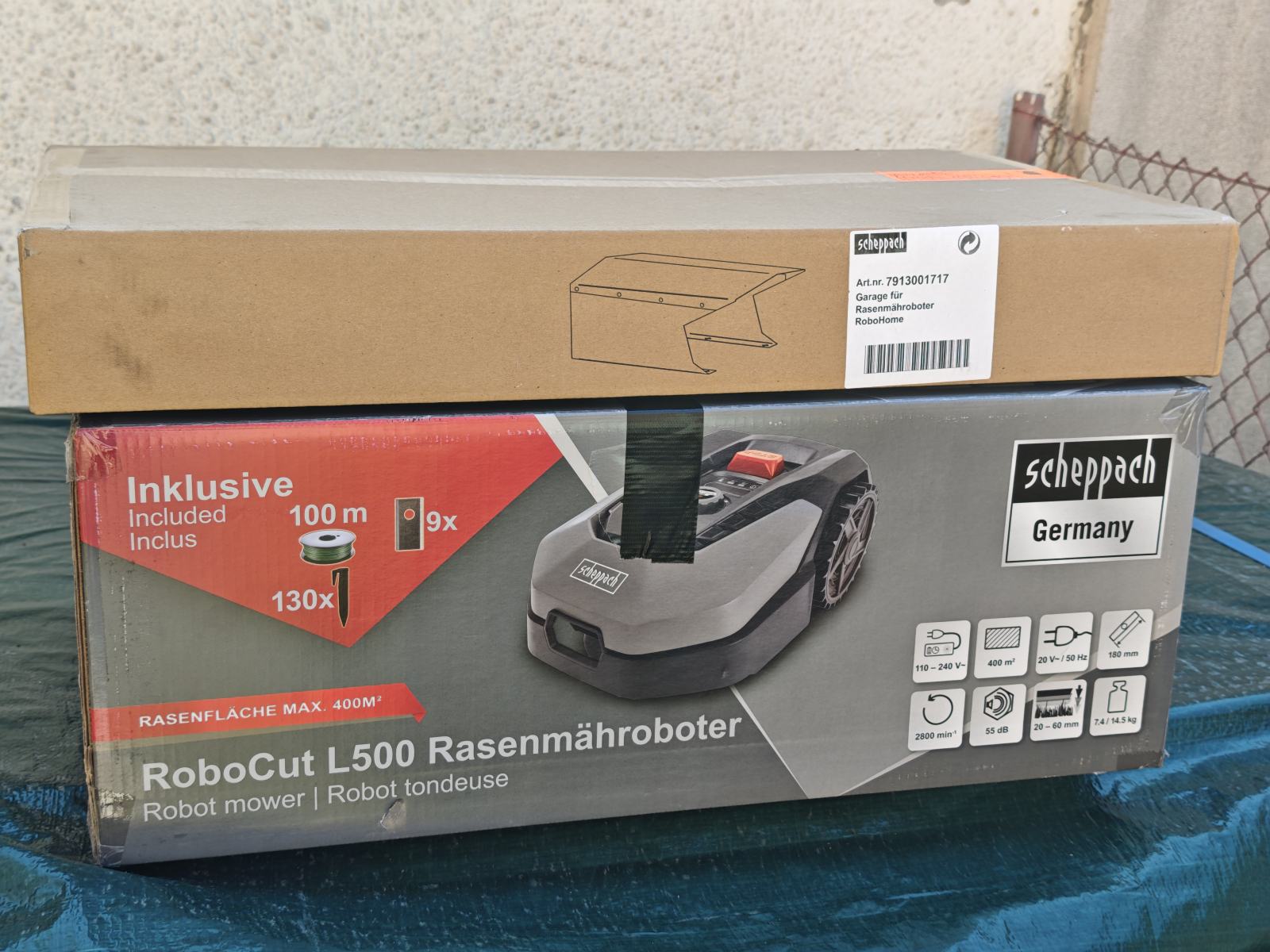 Scheppach Robotska kosilnica RoboCut L500 - nova ne rabljena!