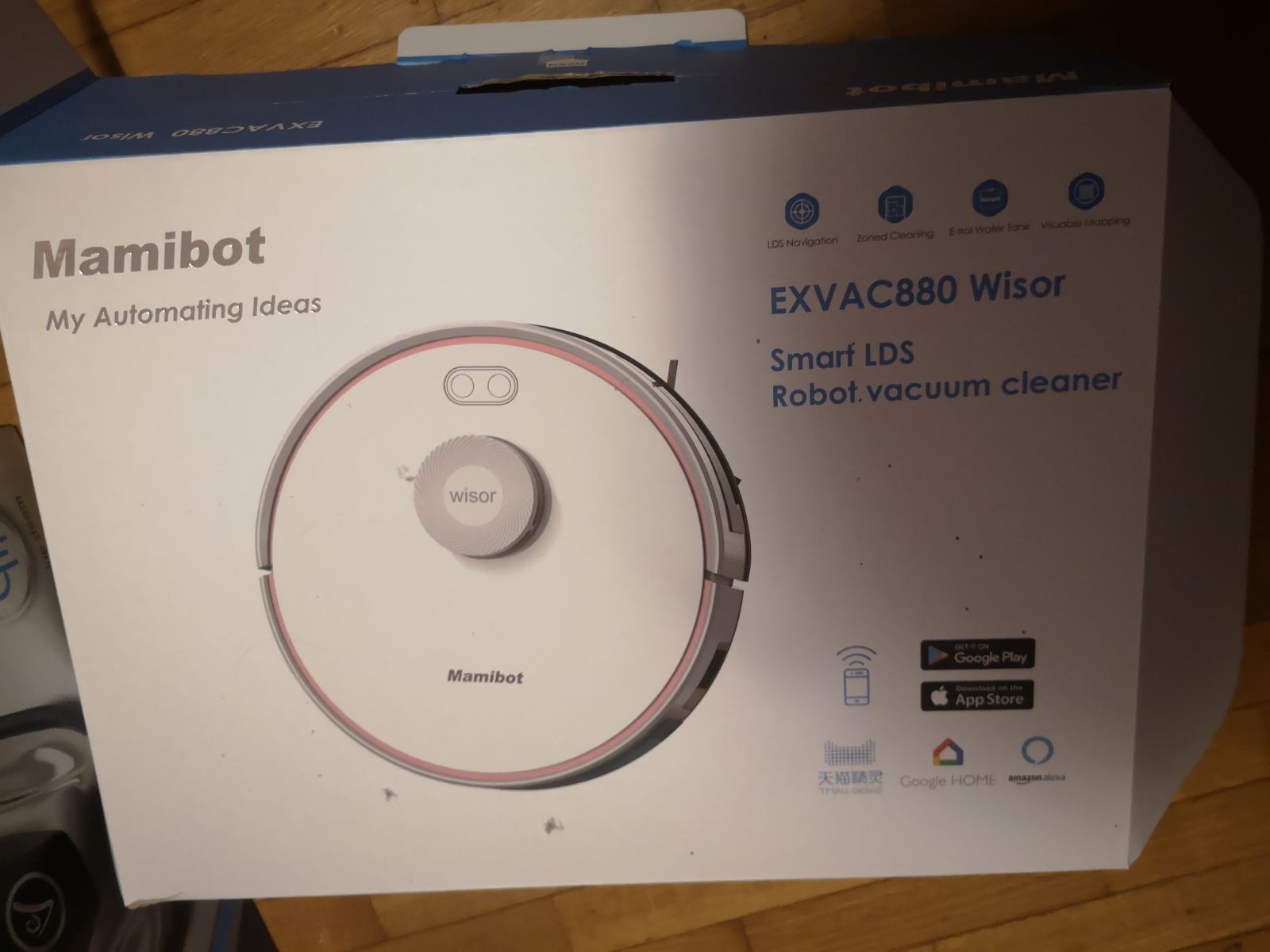 MAMIBOT EXVAC880 Wisor - Robotski sesalnik