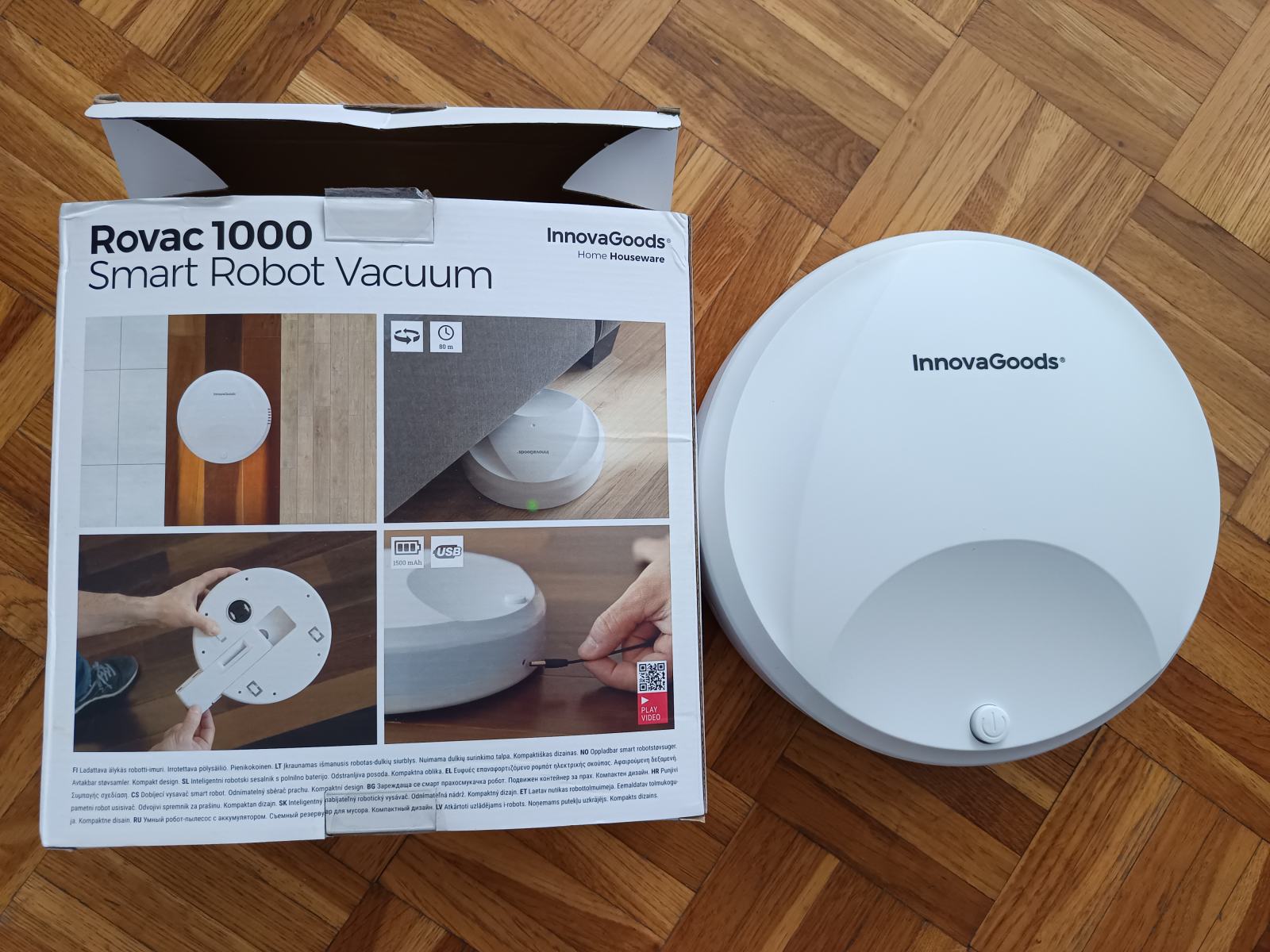 Pametni robotski sesalnik InnovaGoods Rovac 1000