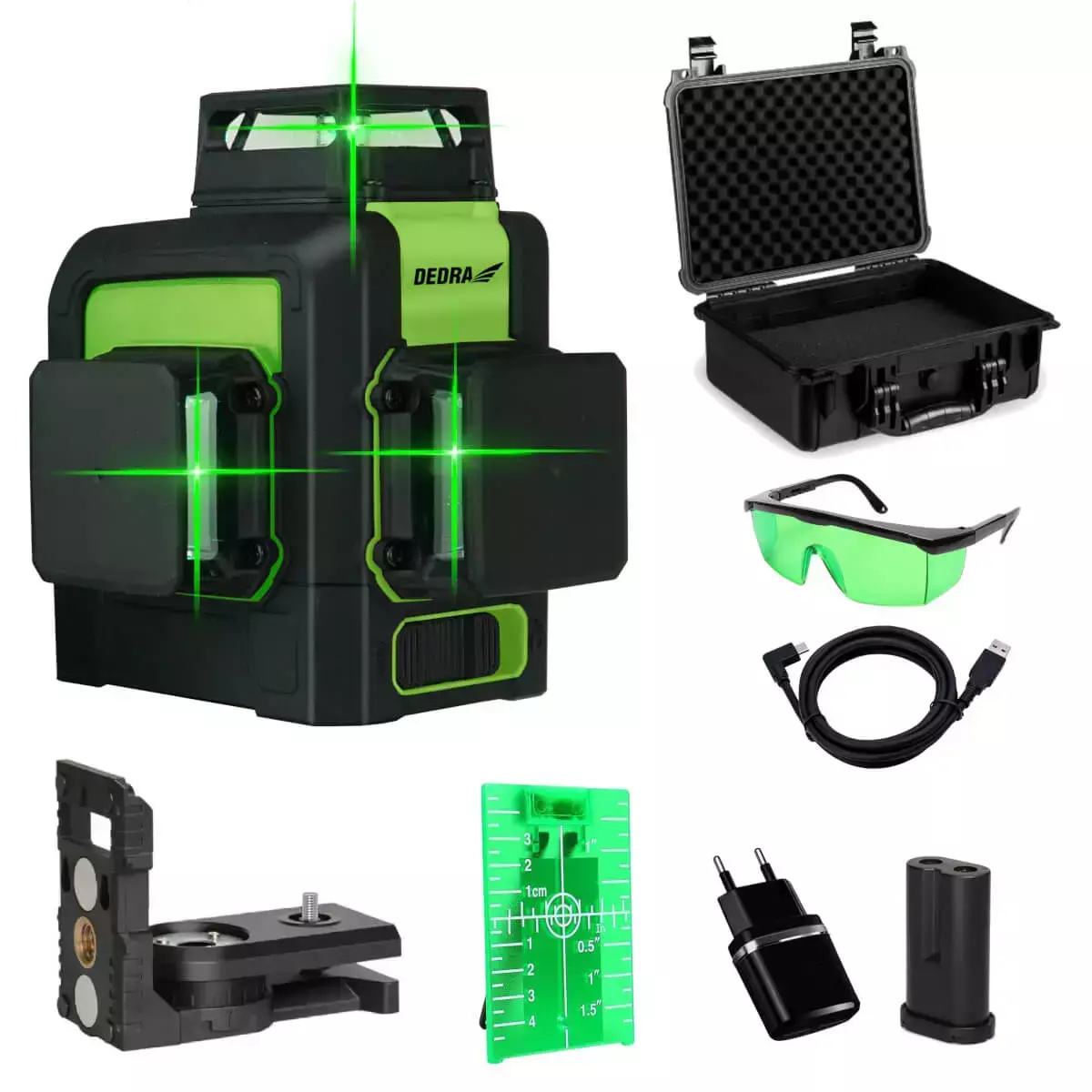 Multilaser 3D, laserska vodnjak DEDRA MC0904 zeleni laser