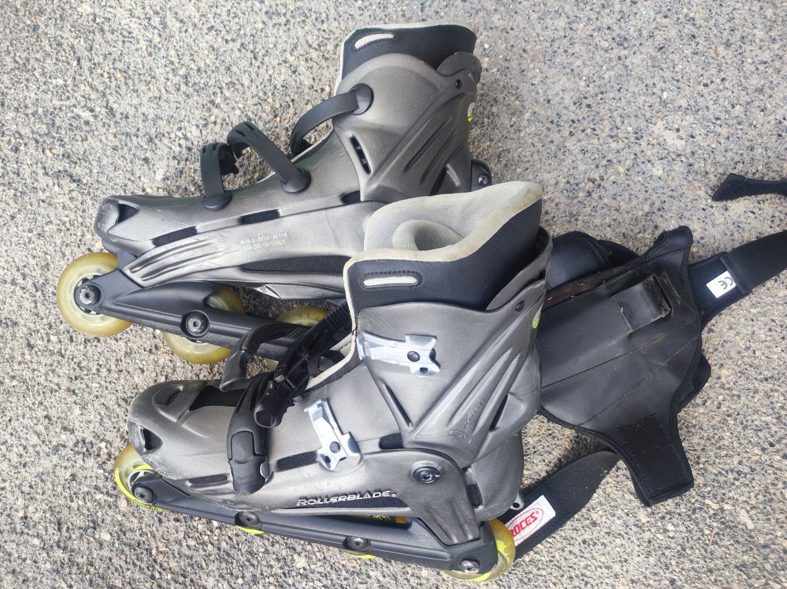 Rolarje št. 45 in ščitniki za roke