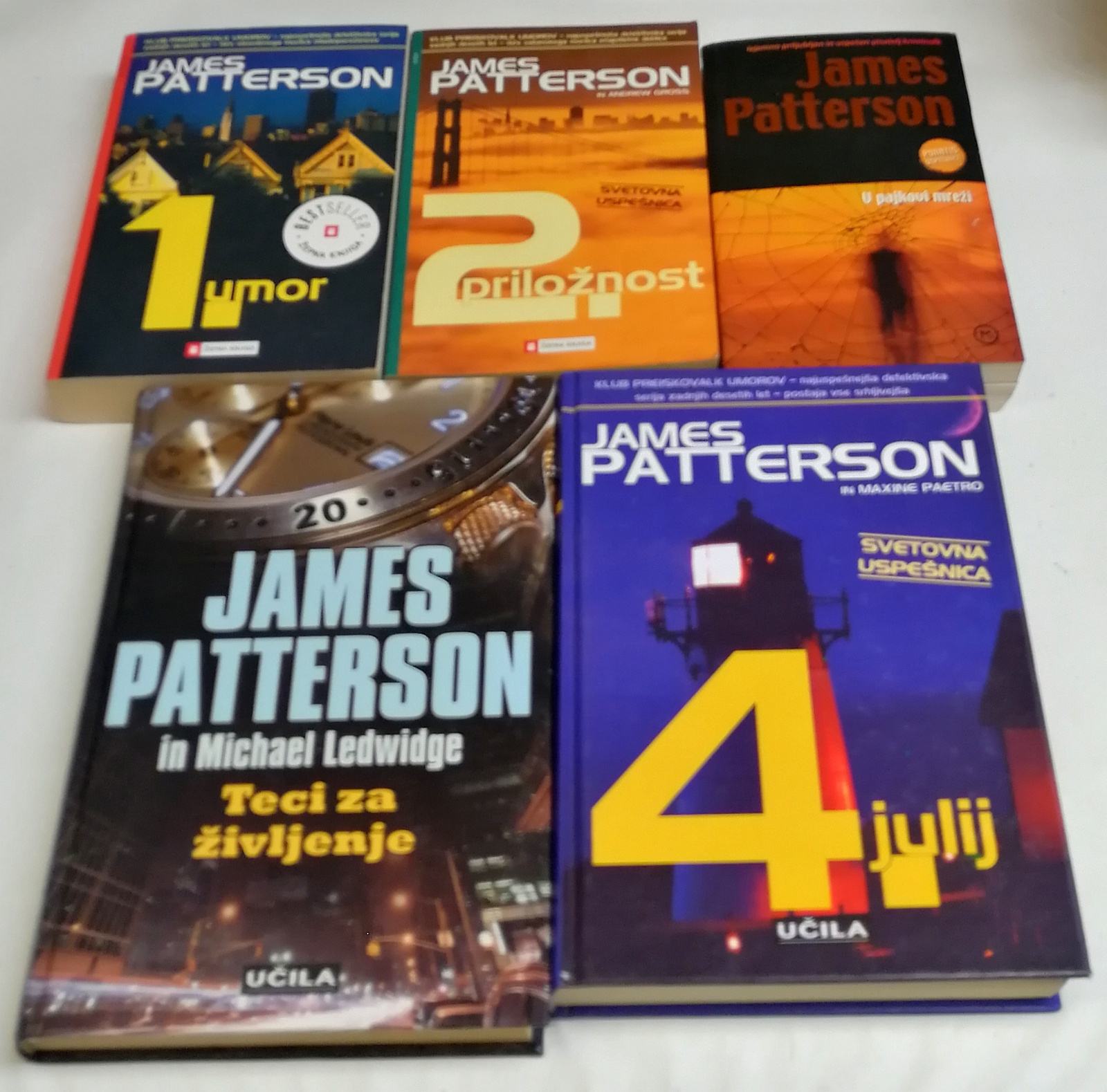 JAMES PATTERSON ( več knjig )
