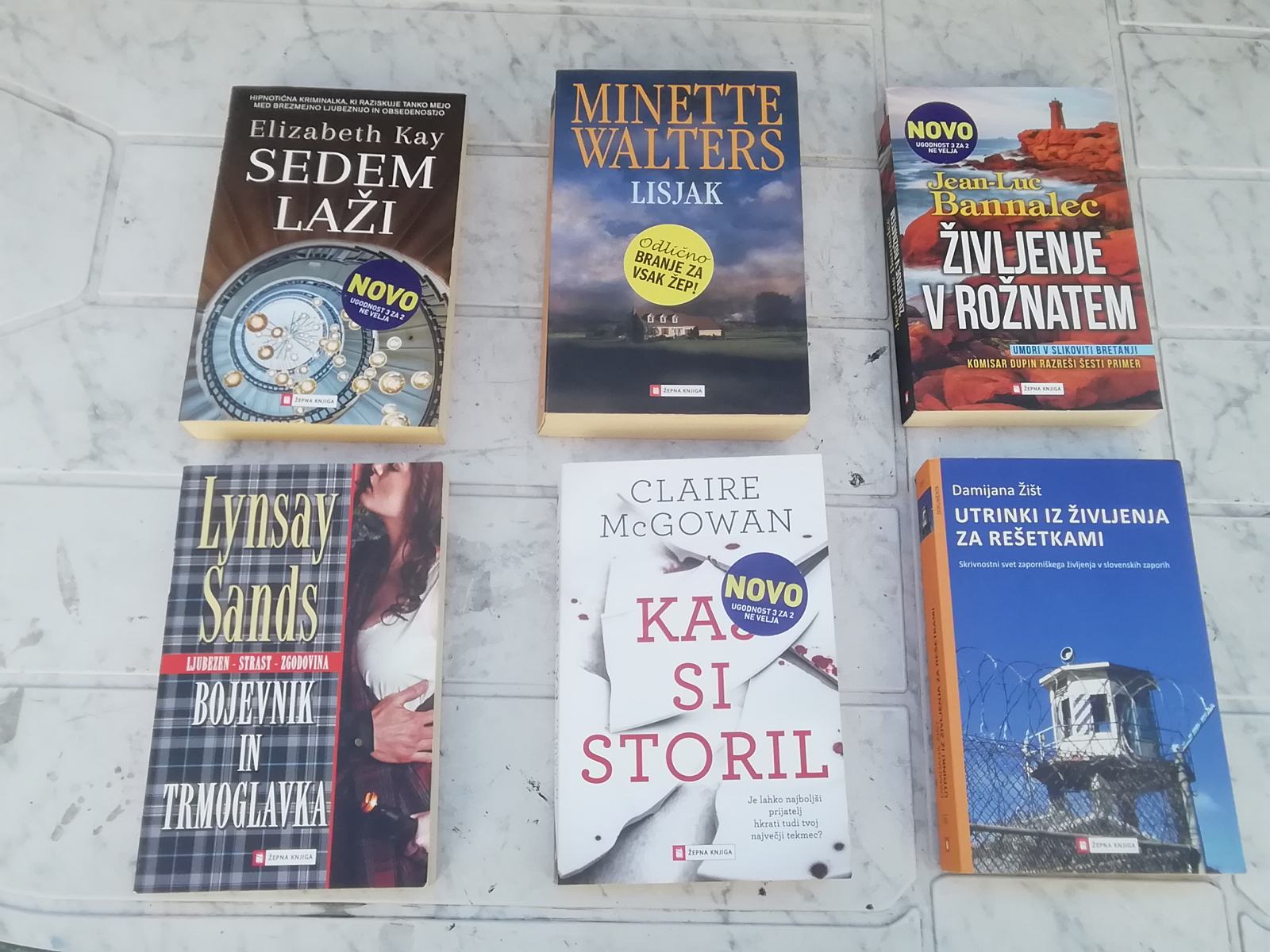 KNJIGE ROMANI ENIGMA CENA PO 8 EUR KOM