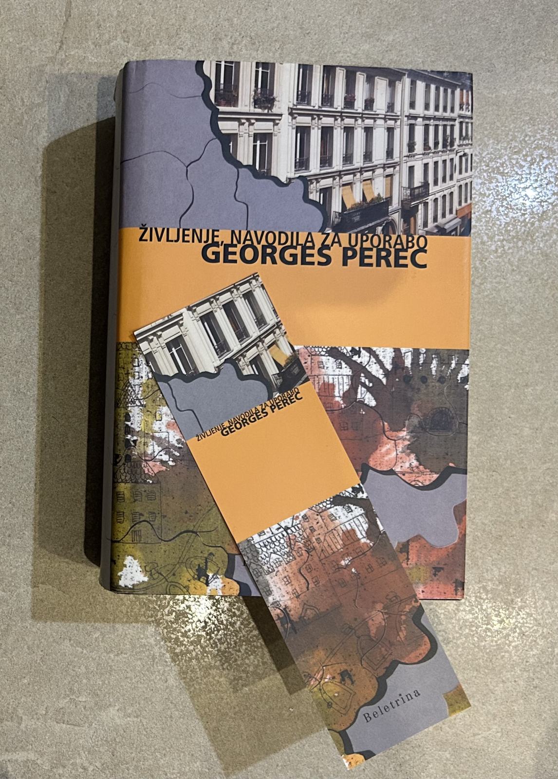 *Nor roman ŽIVLJENJE, NAVODILA ZA UPORABO Georges Perec + KAZALO -NOVO