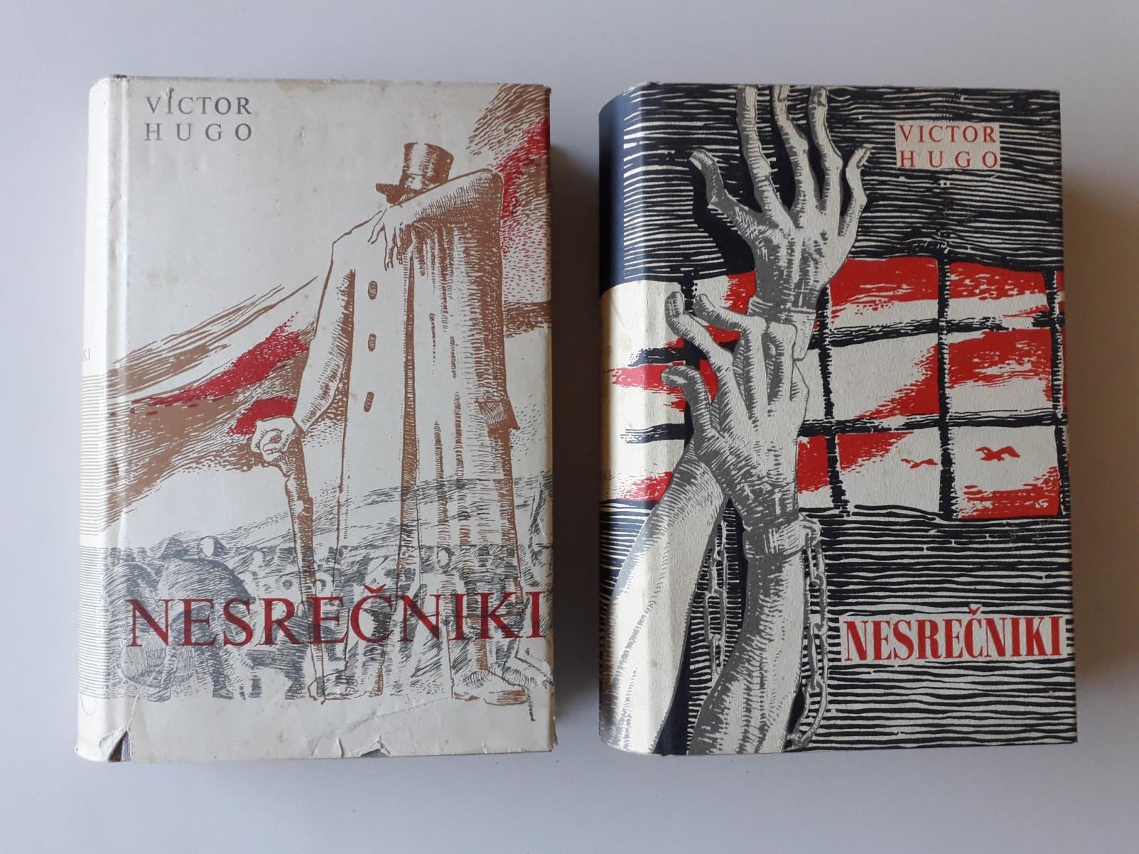VIKTOR HUGO, NESREČNIKI, 2 KNJIGI V KOMPLETU, 1957