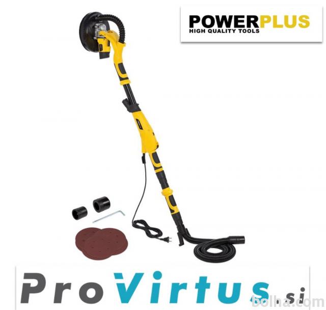 Žirafa za brušenje sten zložljiva z led POWERPLUS