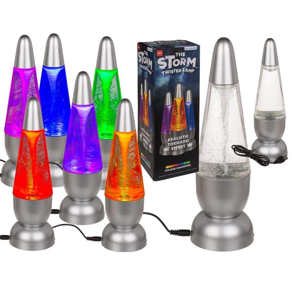 Dekorativna LED RGB vodna svetilka Storm Twister