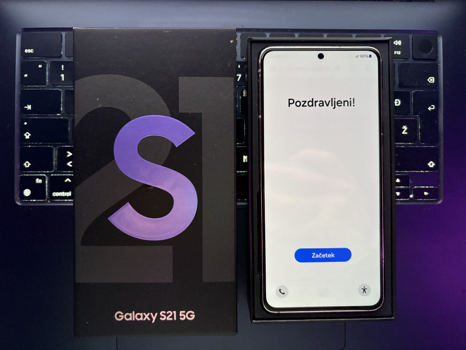 Samsung Galaxy S21 5G Phantom Violet 128GB