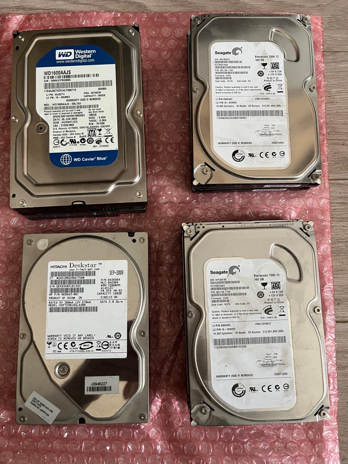 SATA trdi diski 160GB