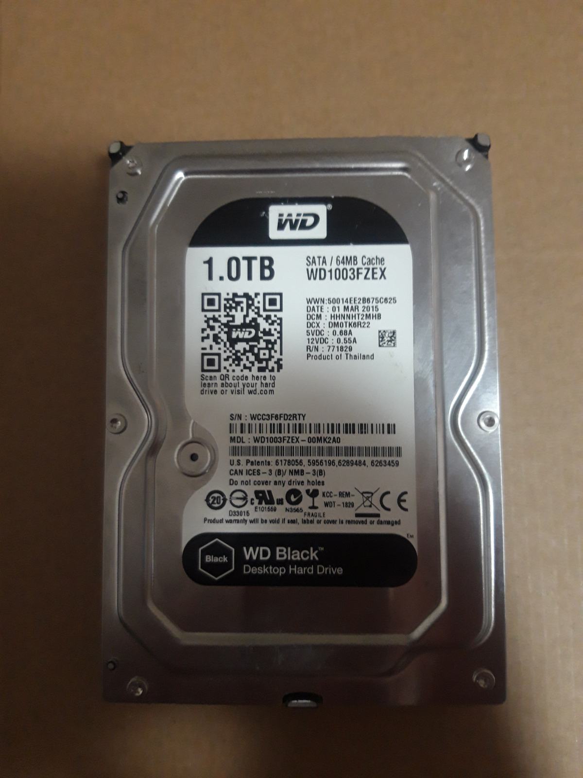 Trdi disk WD 1TB 3,5