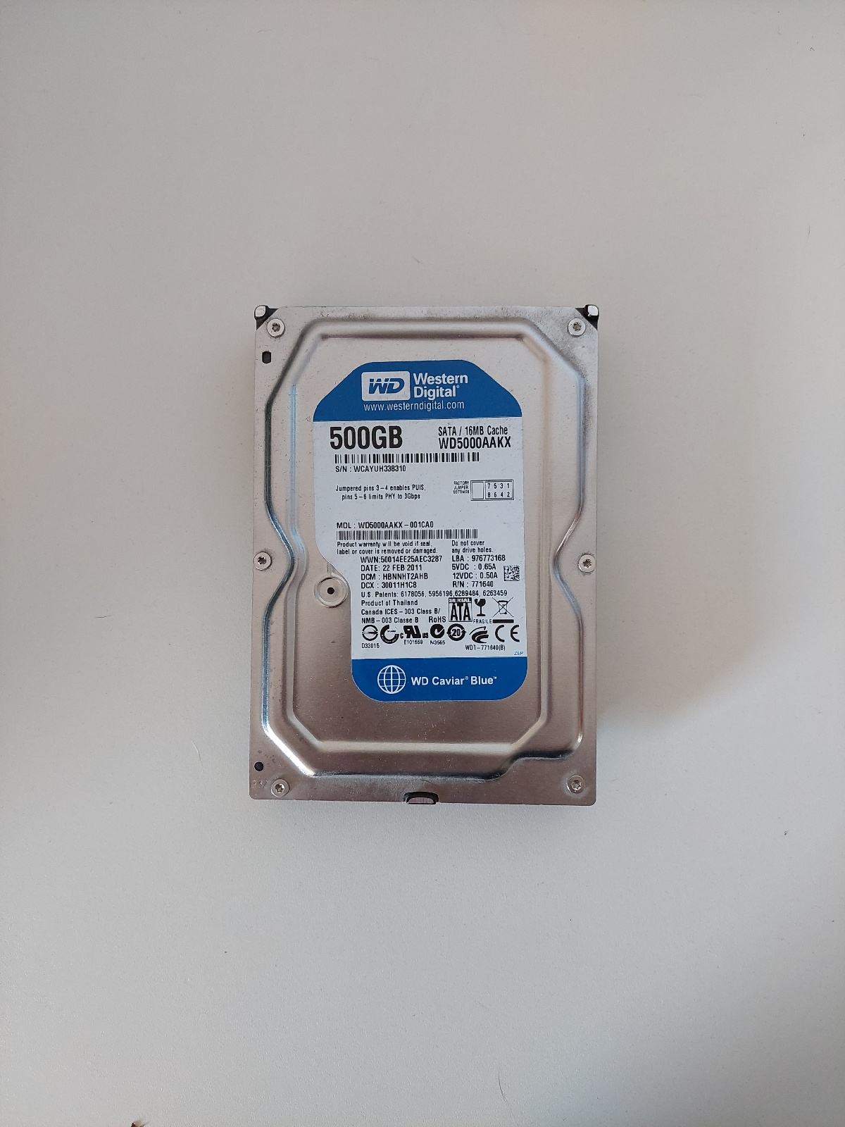 Trdi disk 500GB Western digital