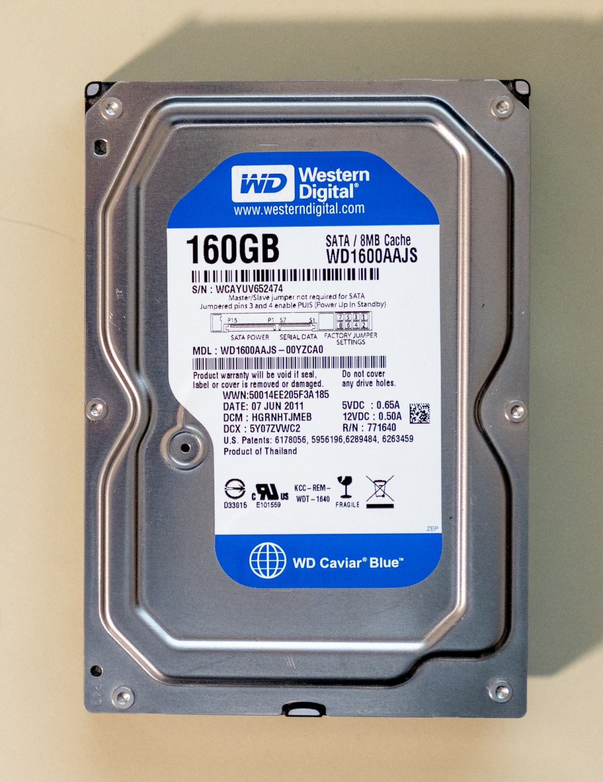 Western Digital WD1600AAJS 160GB